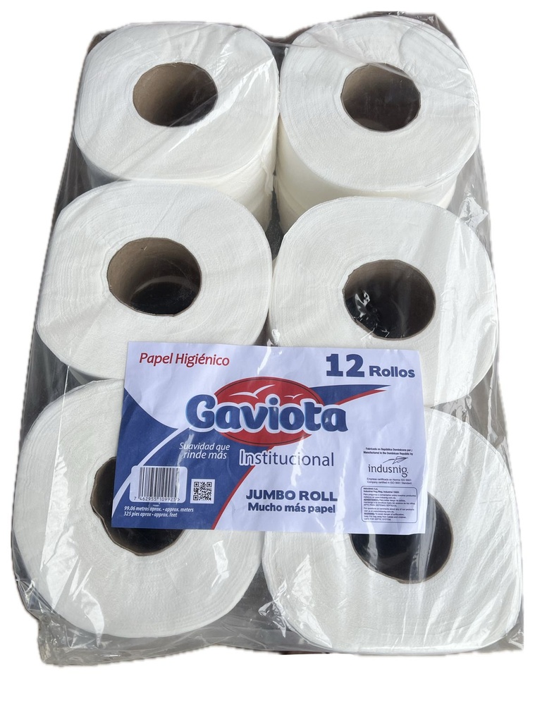 P/HIG GAVIOTA JUMBO ROLL 325' 2C 1/12 - FDO12 | La Tienda de la Fábrica